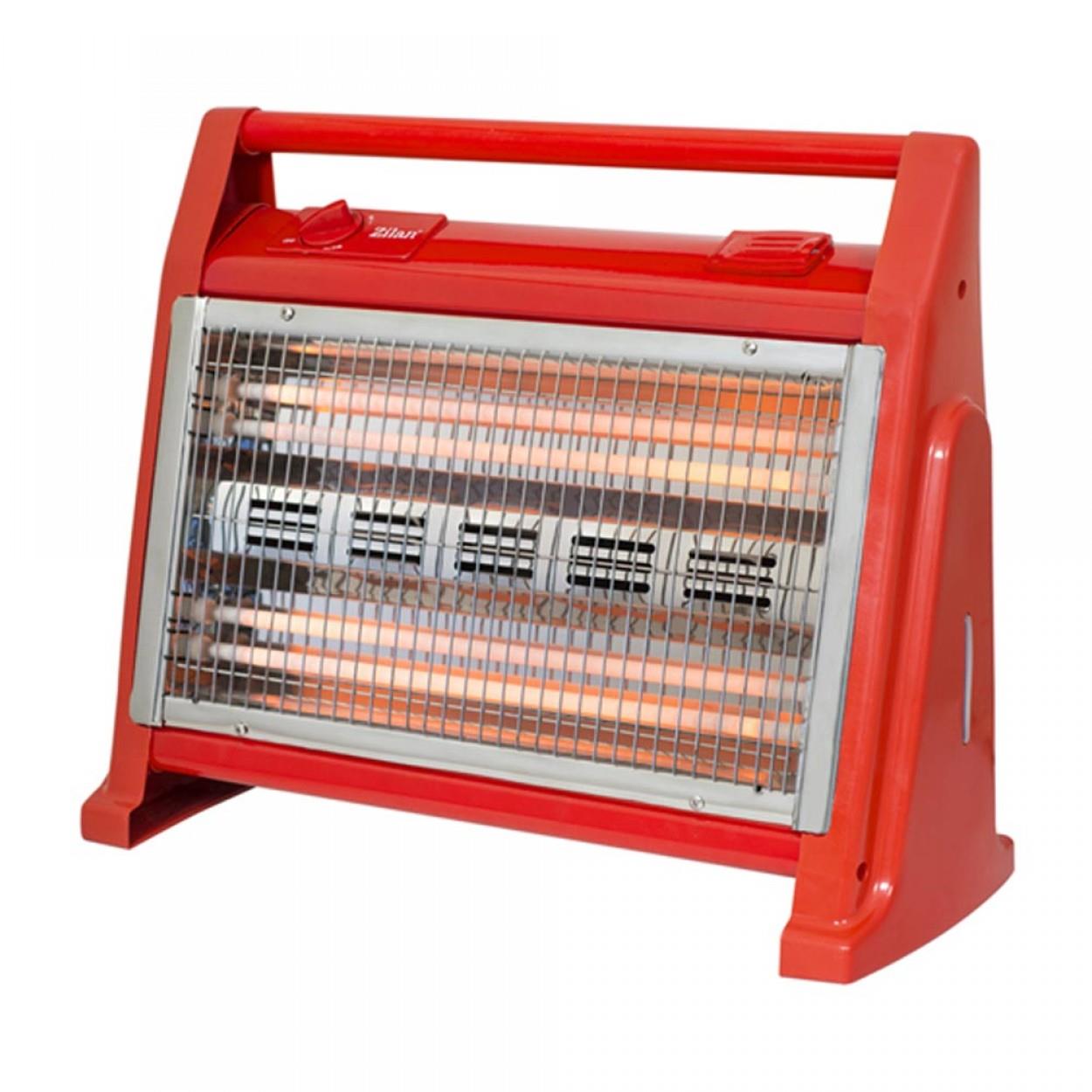 Quartz heater with humidifier